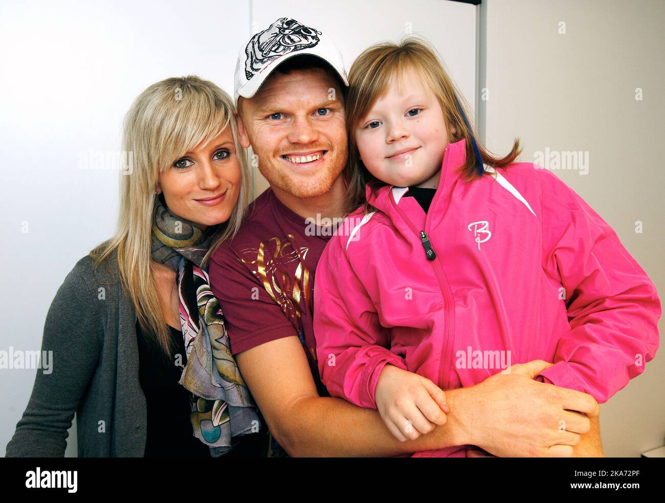 John Arne Riise with wife Maria Elvegard and his daughter Ariana. For ...