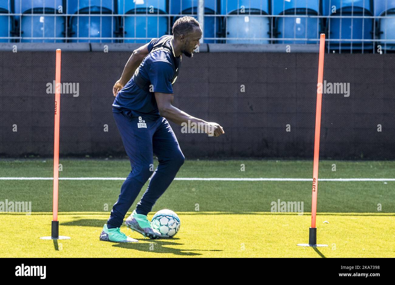 Usain Bolt Trains with Norwegian top-flight side football team ...