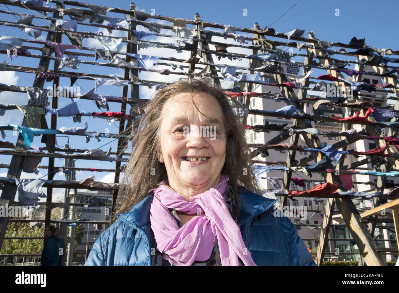 Oslo, Norway 20180920. The artist Kaarina Kaikonen exhibits with "We ...