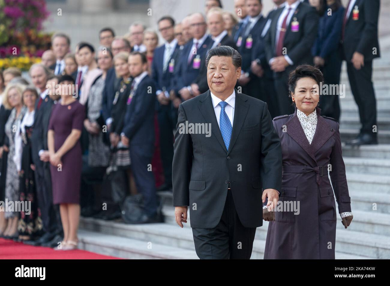 Beijing, China 20181016. China's President Xi Jinping and the premier ...