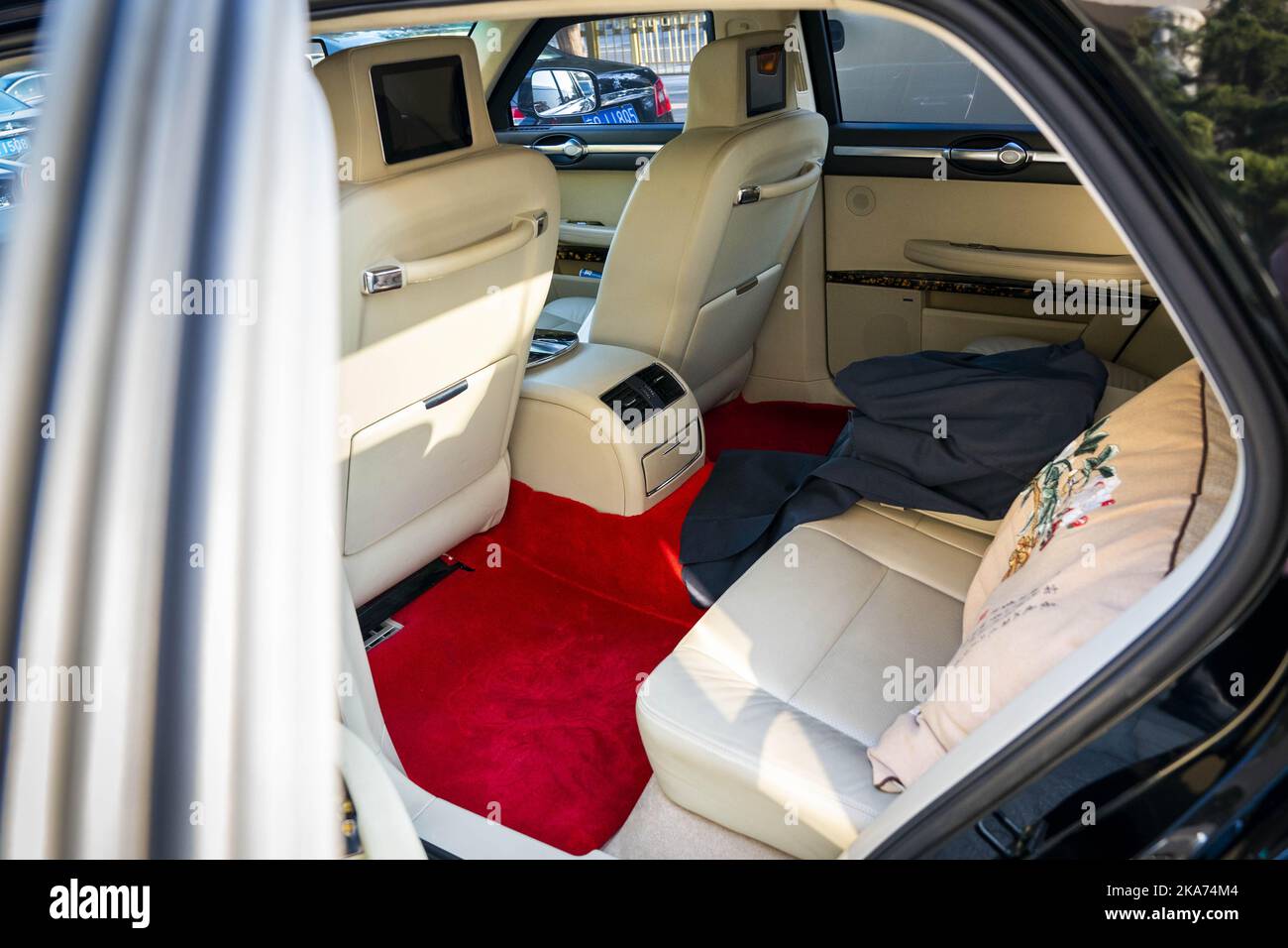 Beijing, China 20181016. Hongqi L5 is the car The Royal Couple is being ...