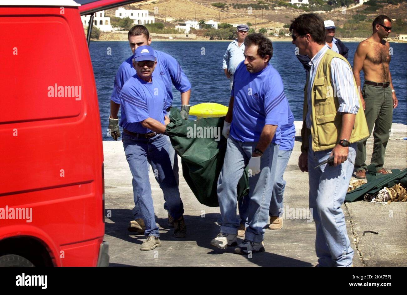 The fatalities are landed after the ferry disaster outside Paros where ...