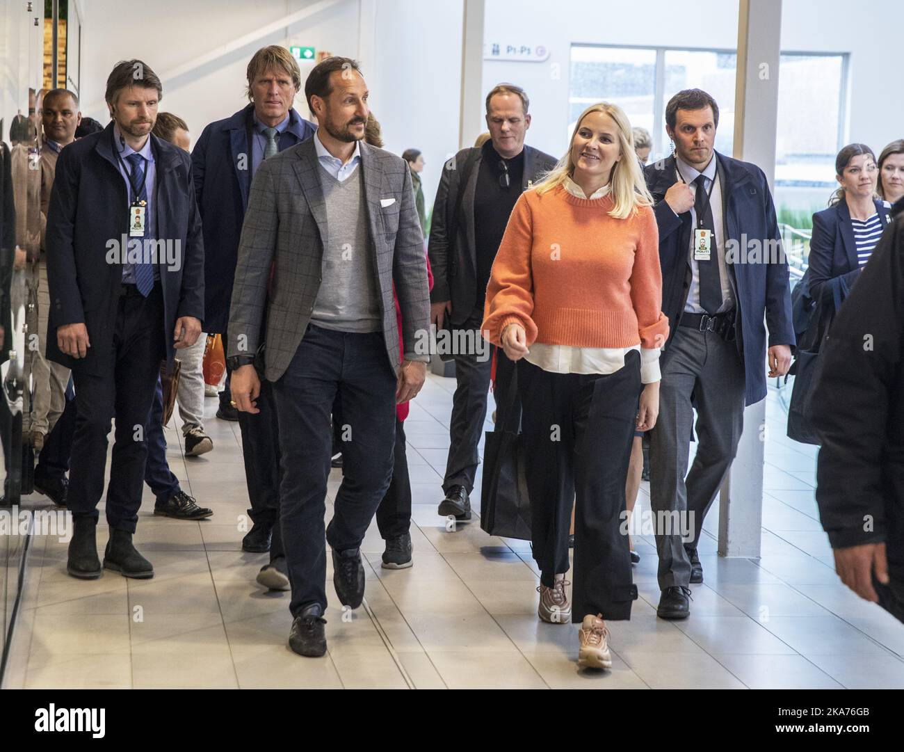 Oslo, Norway 20190509. Crown Prince Haakon and Crown Princess Mette ...