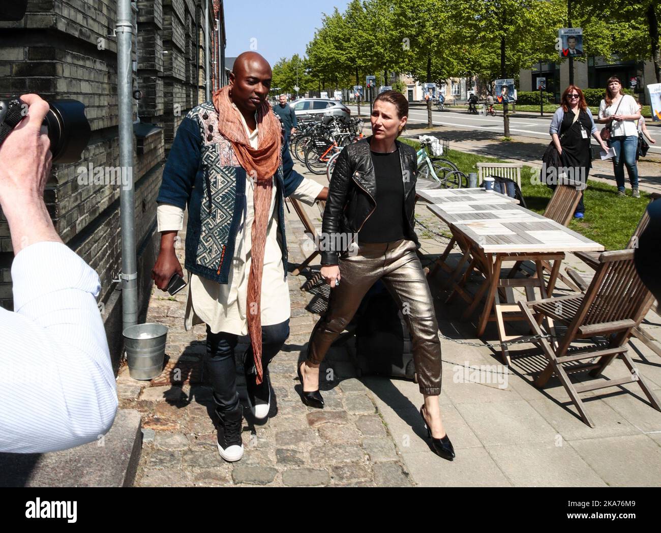 COPENHAGEN, DENMARK 20190519. Princess Märtha and Durek Verrett in ...