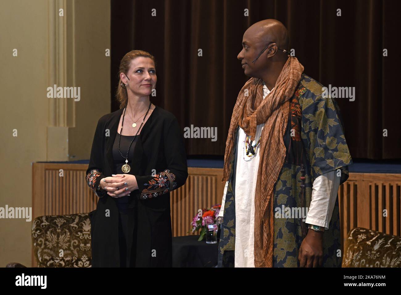 Tromsø, Norway 20190521. Princess Märtha Louise and her boyfriend ...