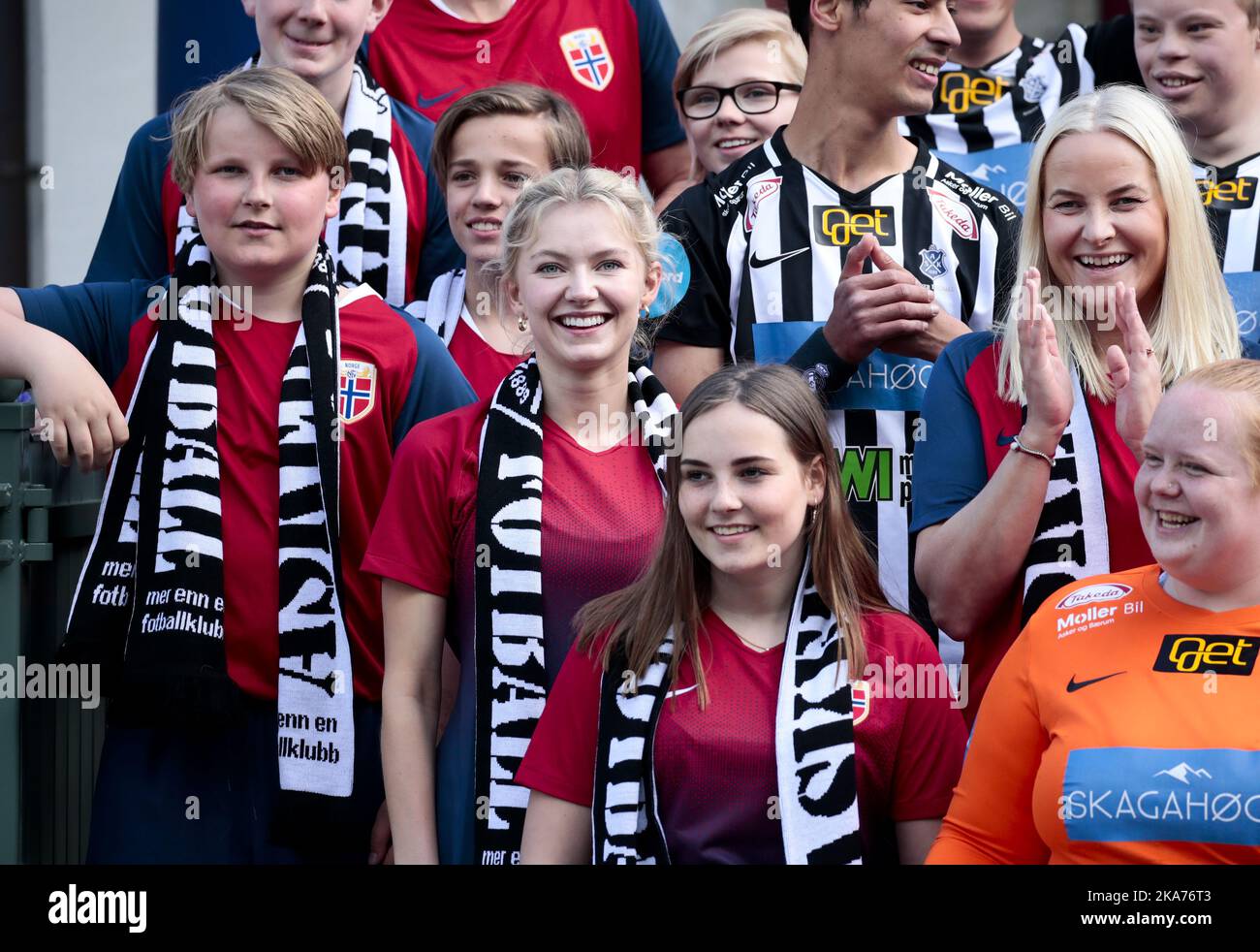 ASKER 20190529. Crown Princess Mette-Marit (th) and Princess Ingrid ...