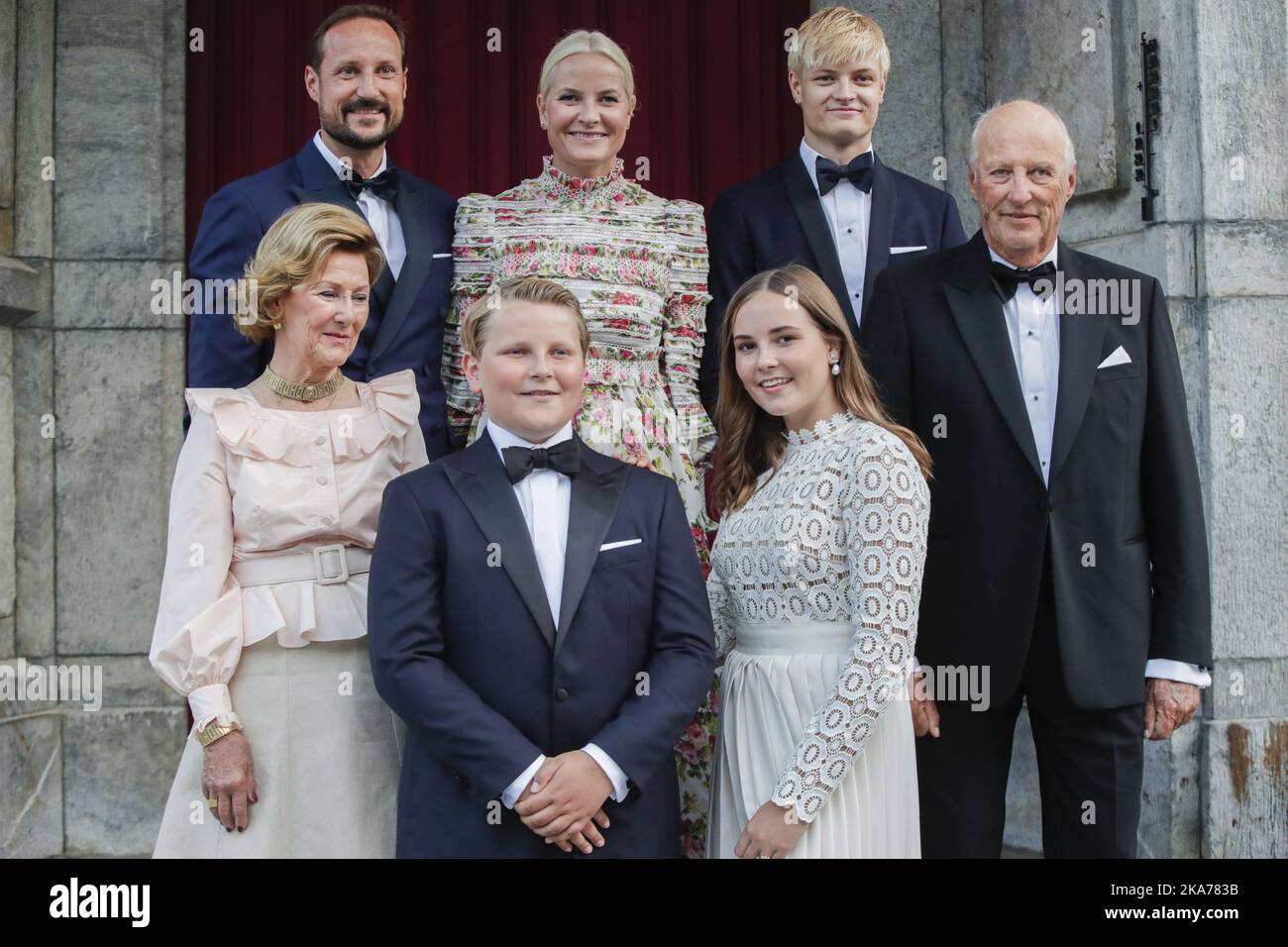 Skaugum 2019831. Back from.v Crown Prince Haakon, Crown Princess Mette ...