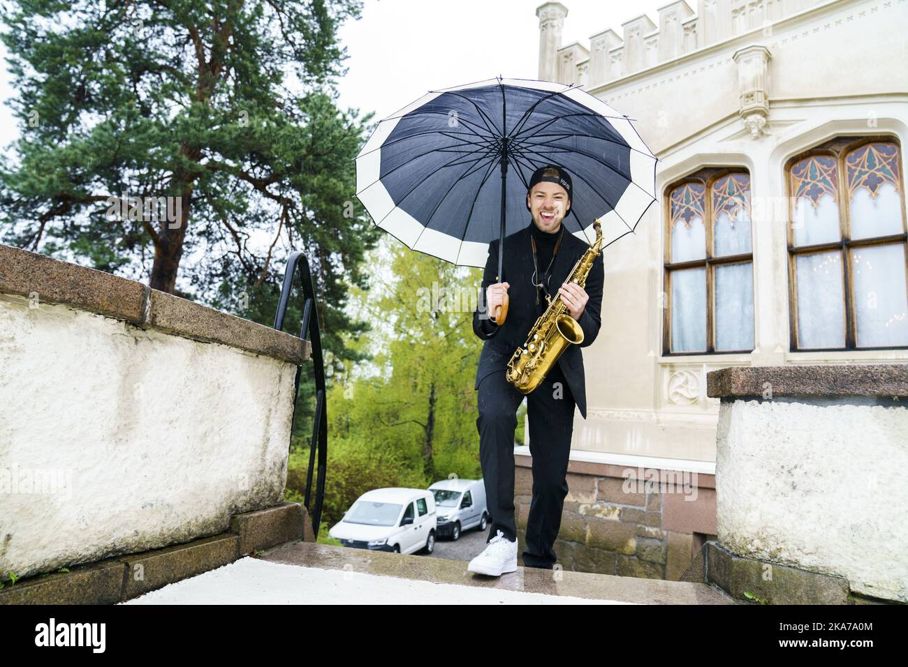 Oslo 20210510. JÃ¸rgen Lund Karlsen from Blaasemafian before a mini ...