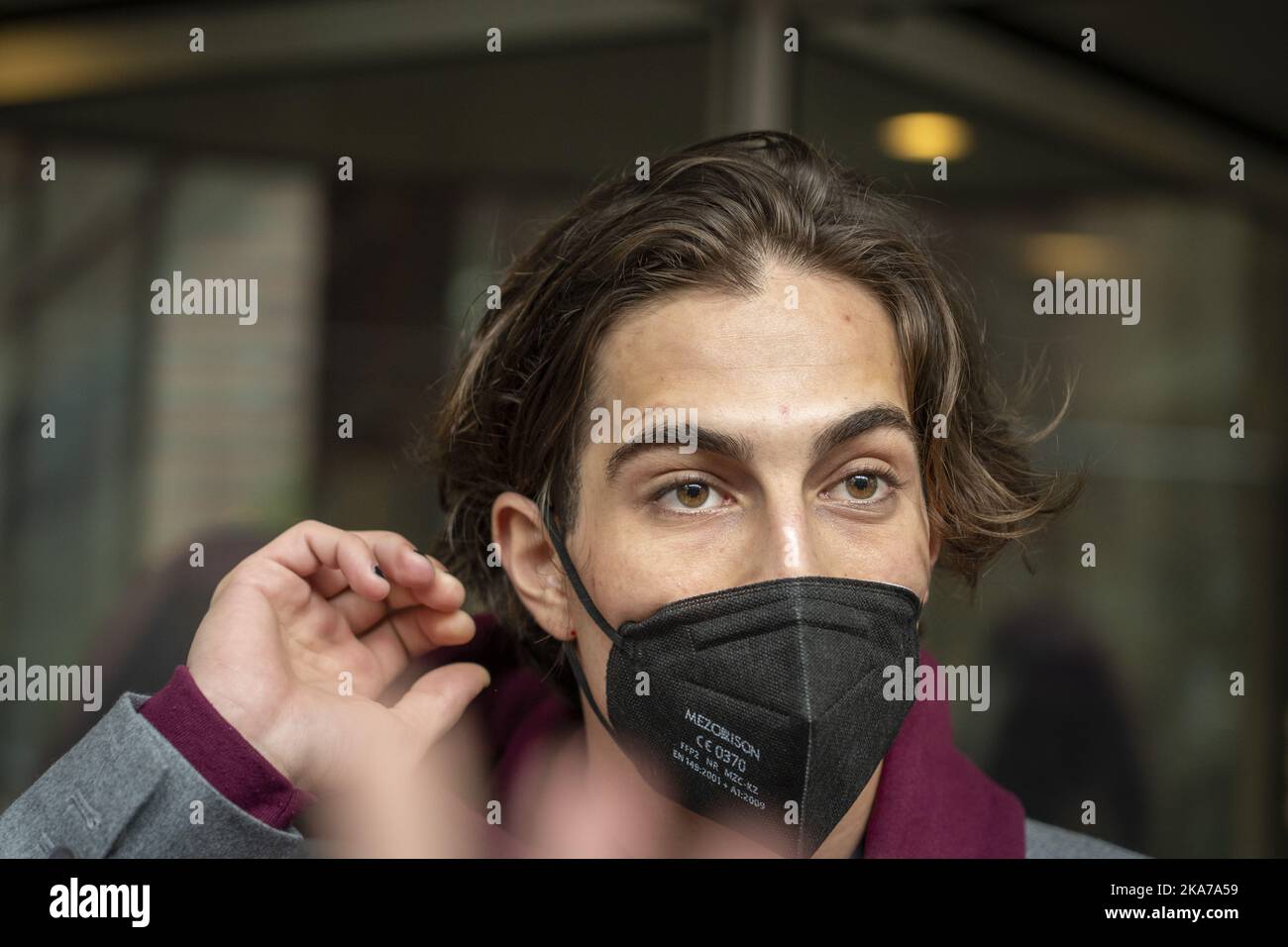 Rotterdam, Netherlands 20210522. The Italian front vocalist Damiano ...