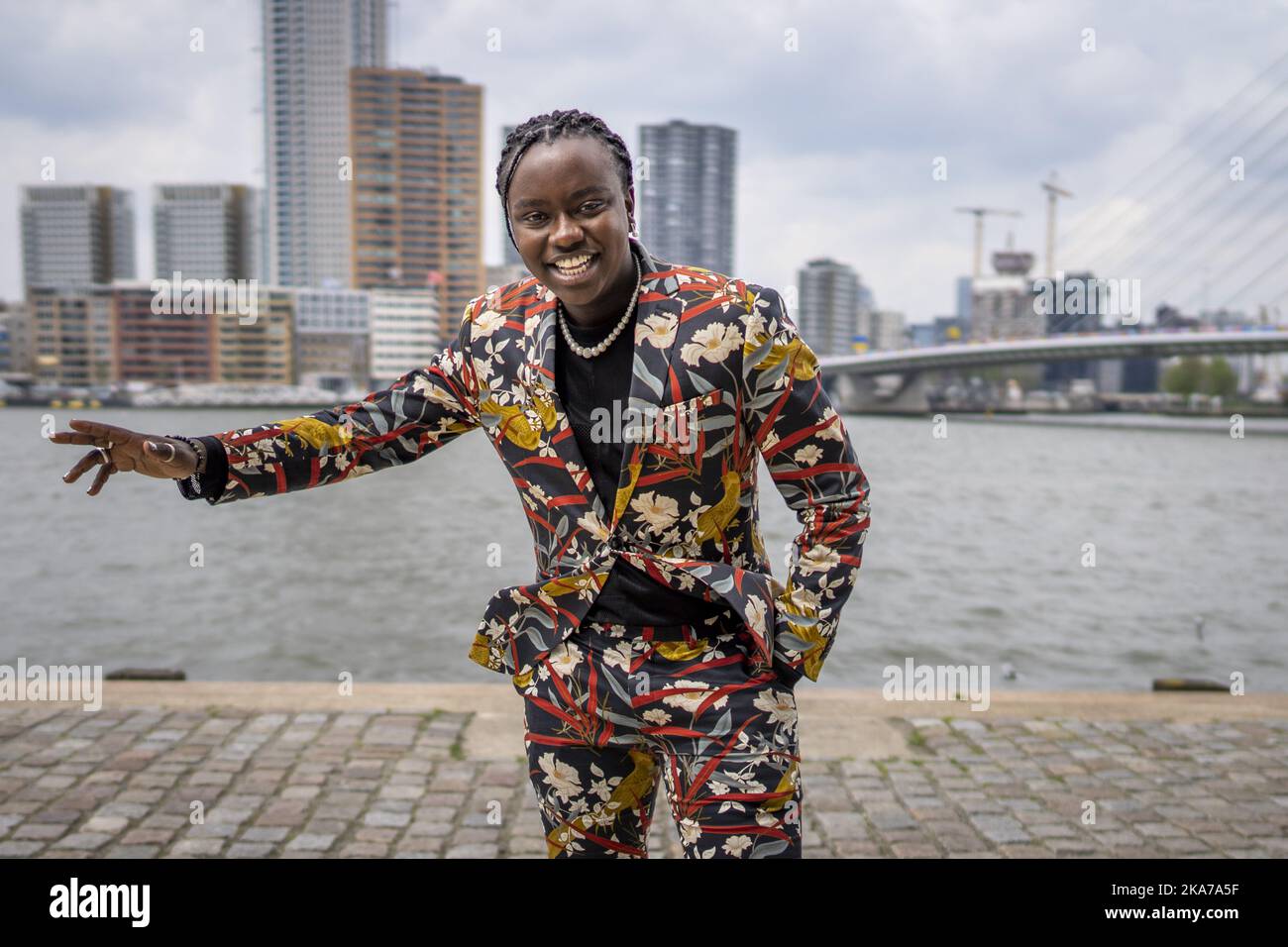 Rotterdam, Netherlands 20210520. The Swedish artist Tusse sings in the ...
