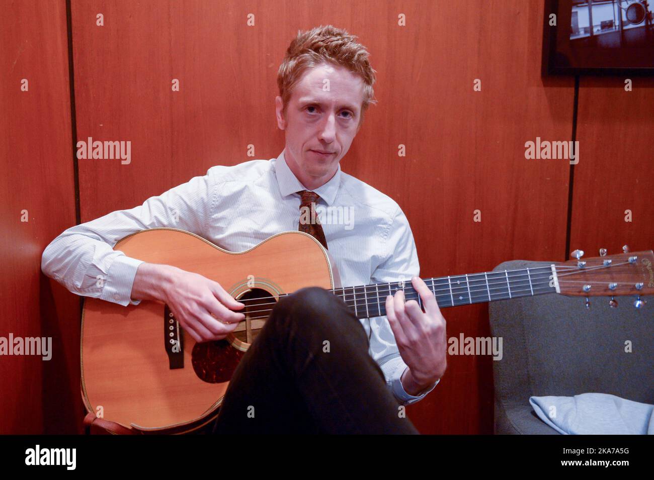Oslo 20210524. Jonas Alaska backstage at Oslo Concert Hall on the ...