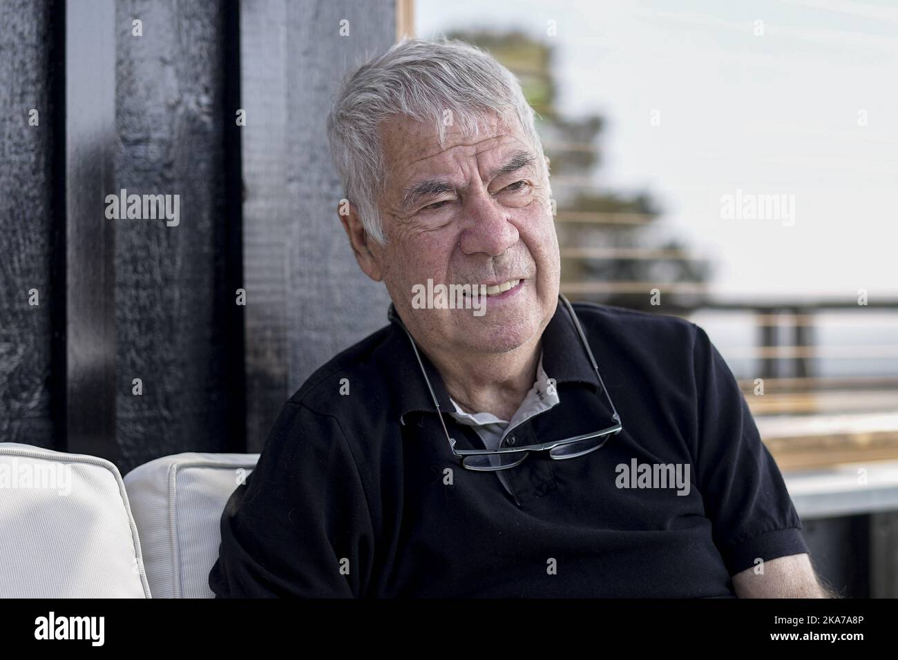 Oslo 20210609. Egil "Drillo" Olsen during a summer interview with NTB ...