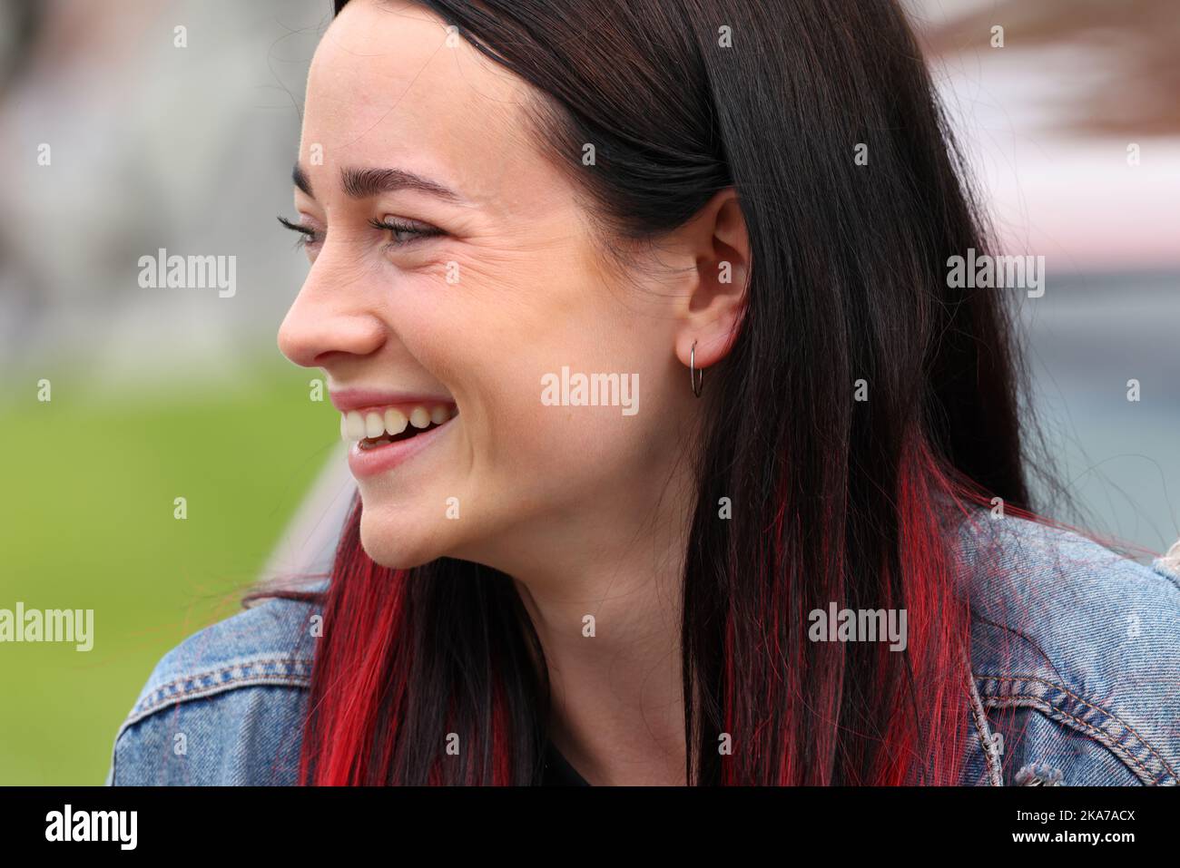 BÃ¸ 20210621. Actress Maja Christiansen who plays Hege Husby in the NRK ...