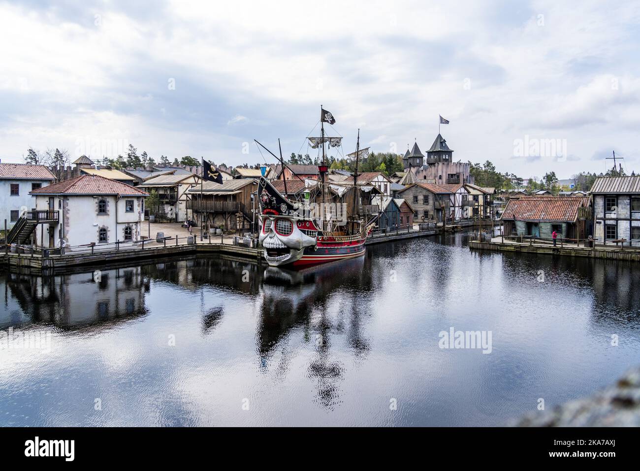 Kristiansand 20210514. Captain Sabertooth's ship "The Black Lady" is at ...