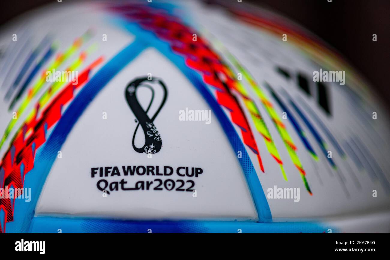 September 25, 2022, Doha, Qatar, The official ball of the 2022 FIFA ...