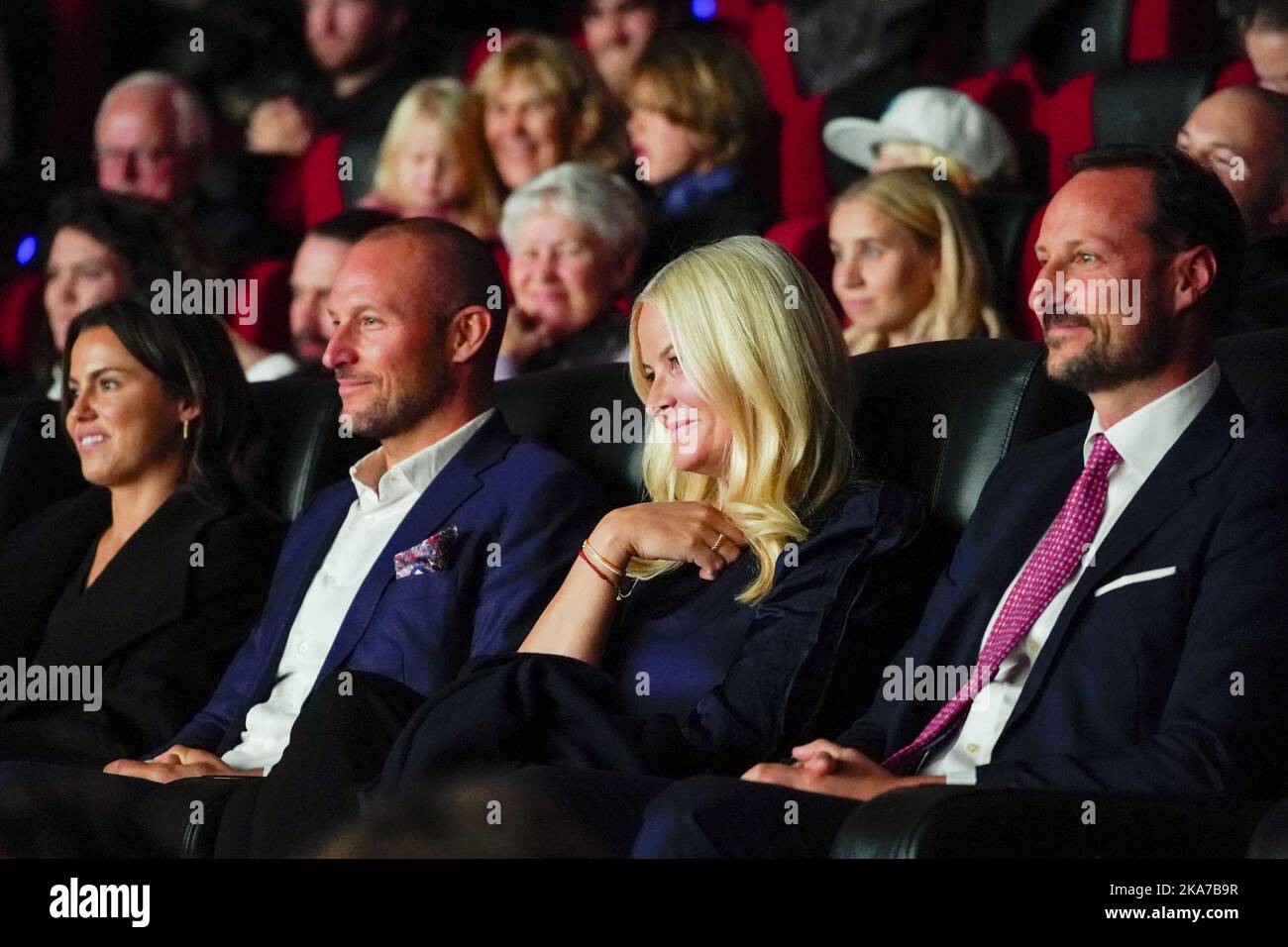 Oslo 20211013. Amalie Iuel, Aksel Lund Svindal, Crown Princess Mette ...