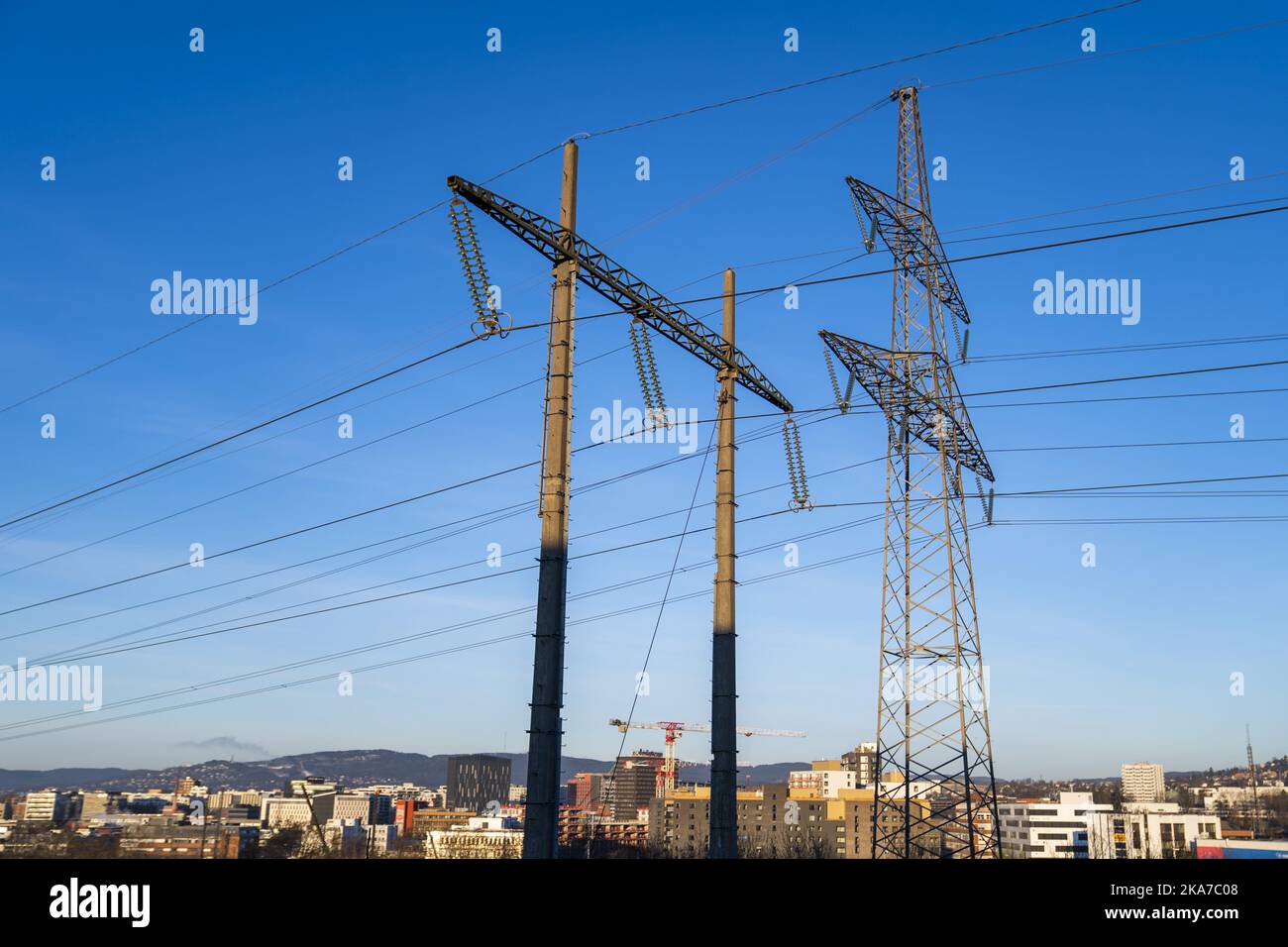 Oslo 20211129. Statnett's plant at Ulven in Oslo, Norway. Photo: HÃ¥kon ...