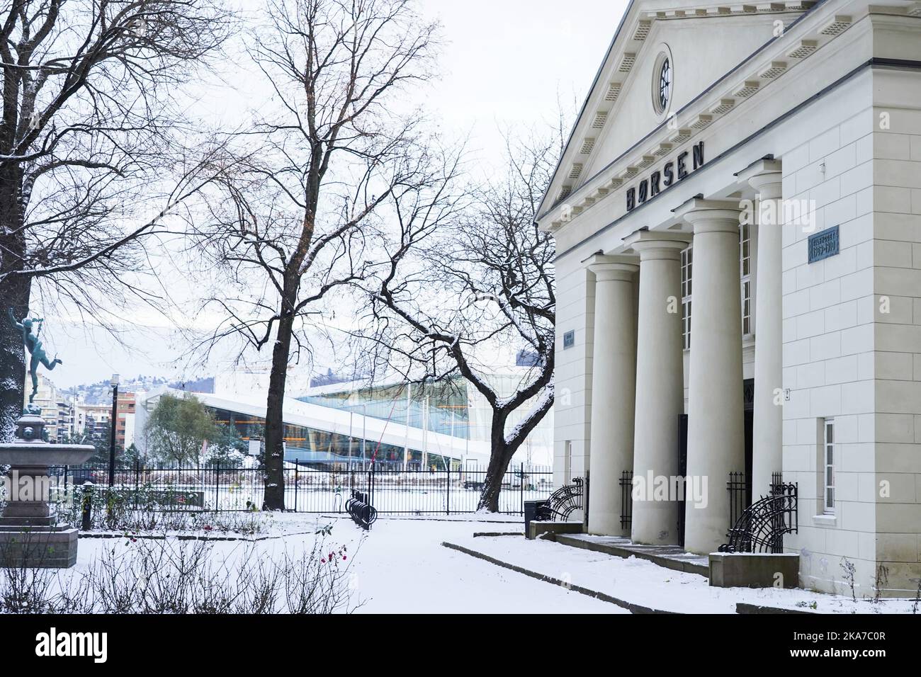 Oslo snow general hi-res stock photography and images - Alamy