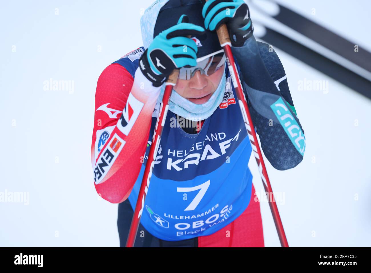 Lillehammer 20211205. Ryoya Tamamoto (JPN) in the individual cross ...