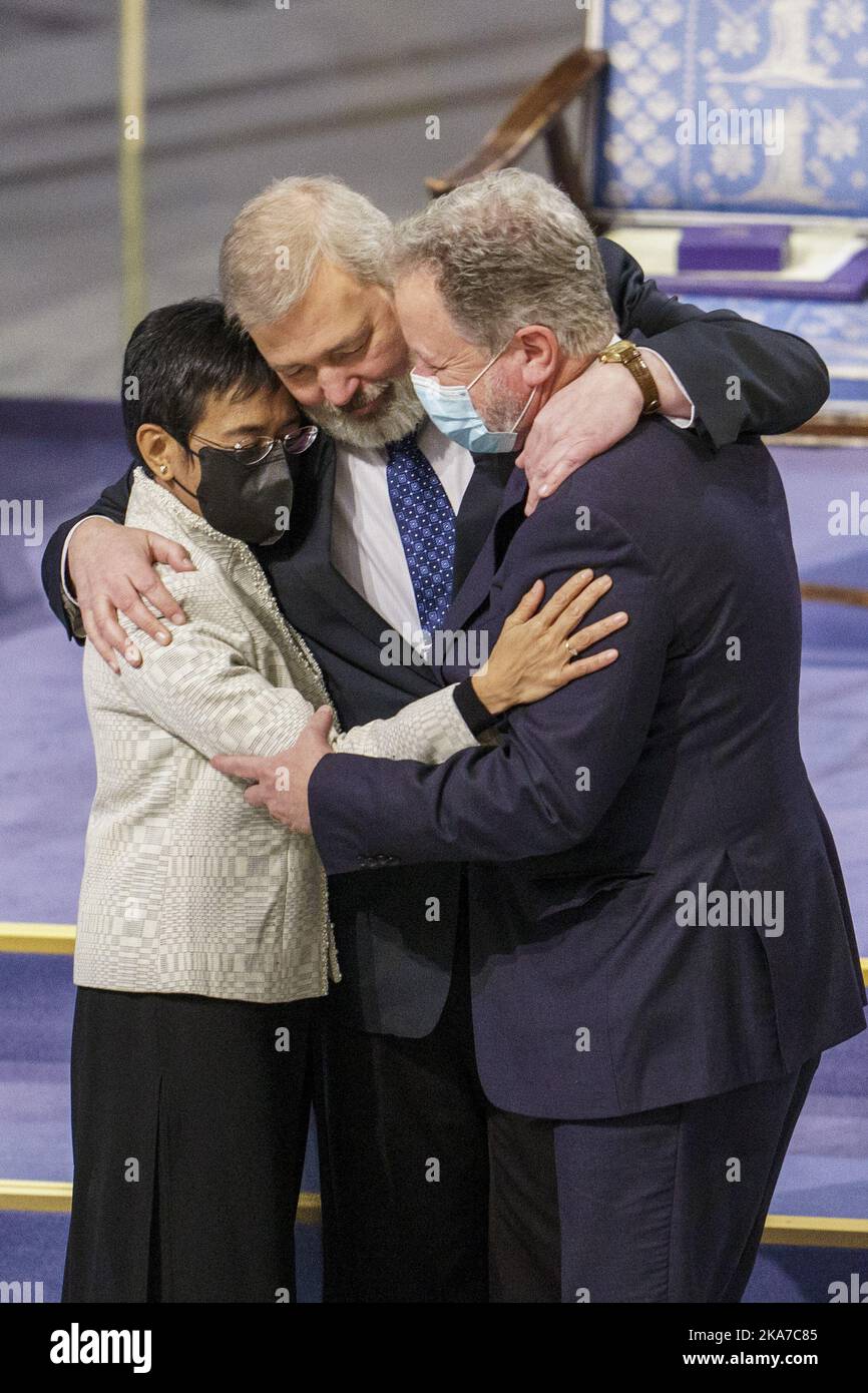 Maria ressa and dmitry muratov hi-res stock photography and images - Alamy