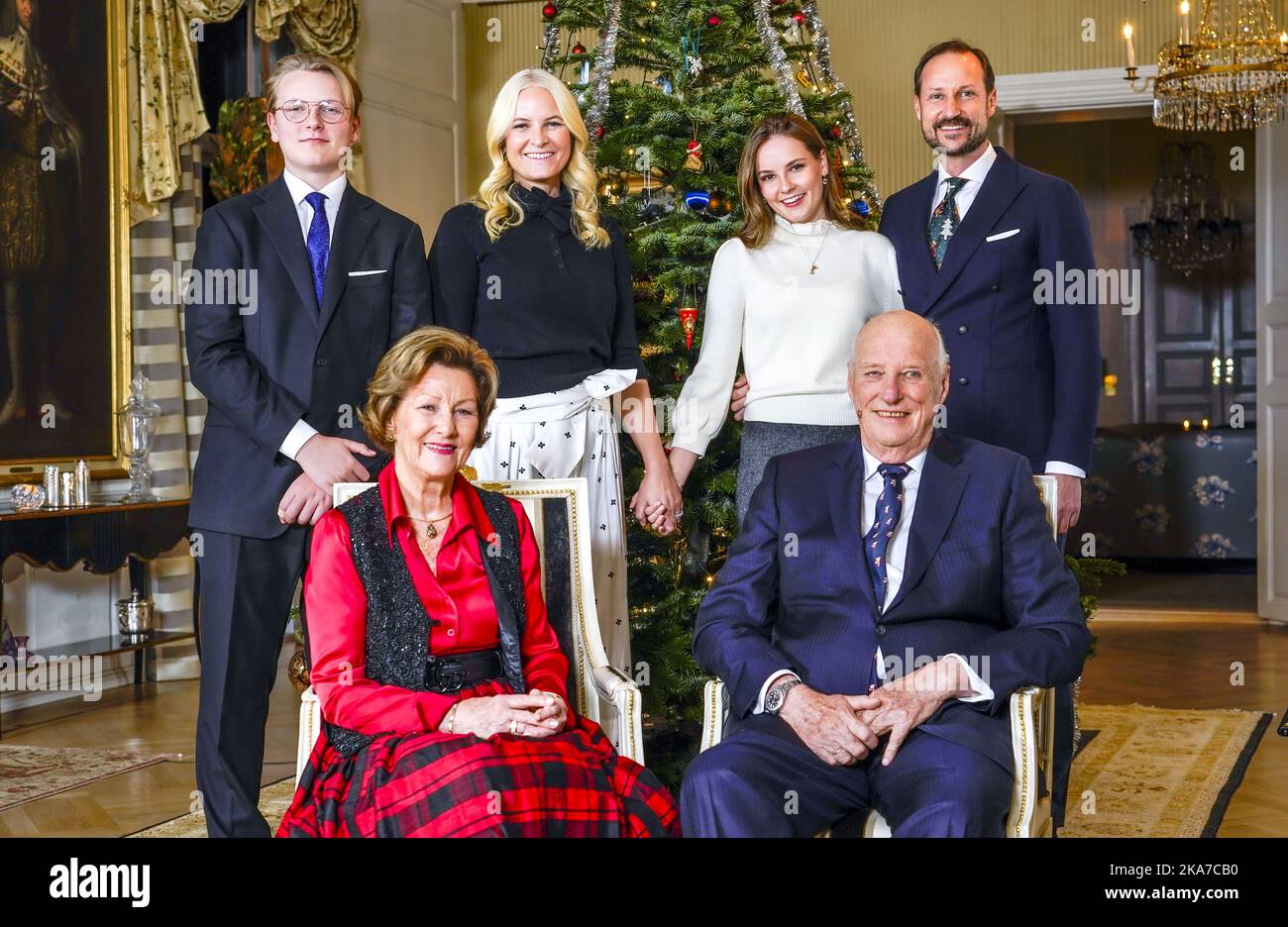 Prince haakon magnus crown princess sonja photo hi-res stock ...