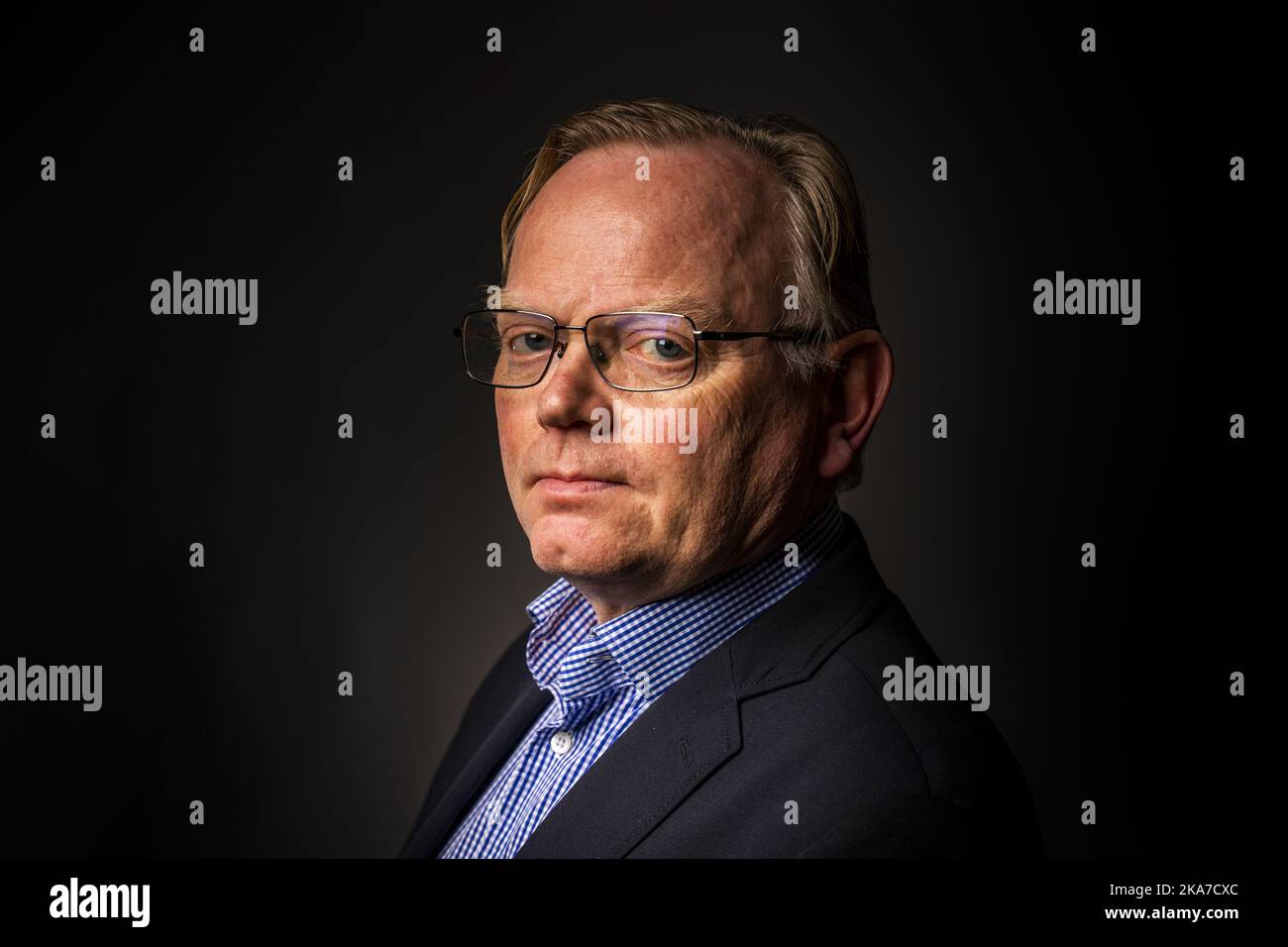 Oslo 20220126. Studio portrait of Sindre Finnes, head of department at ...