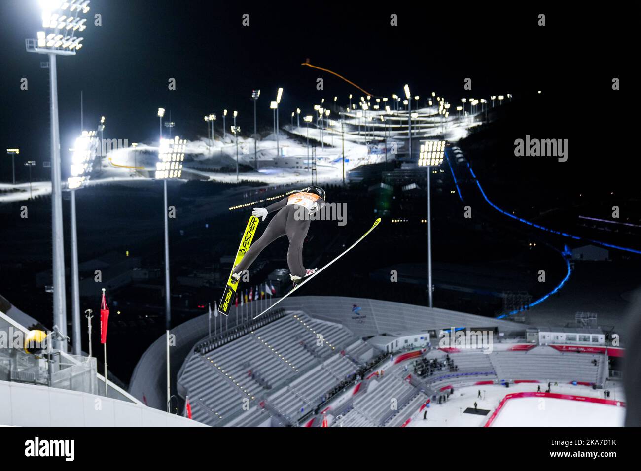 Zhangjiakou, China 20220207. Silje Opseth in action during the trial ...
