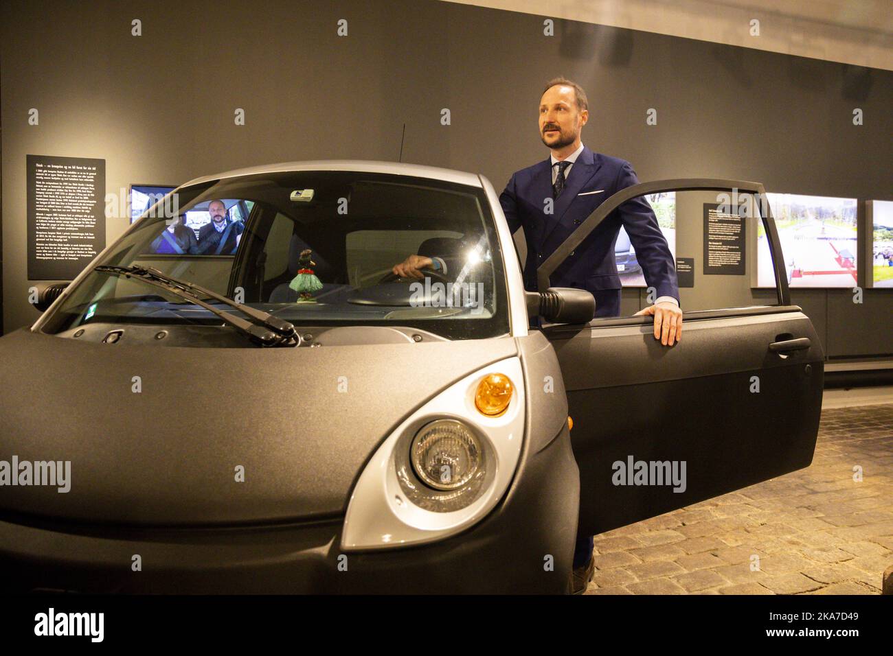 Oslo 20220210. Crown Prince Haakon opens the exhibition â€œThe King's ...