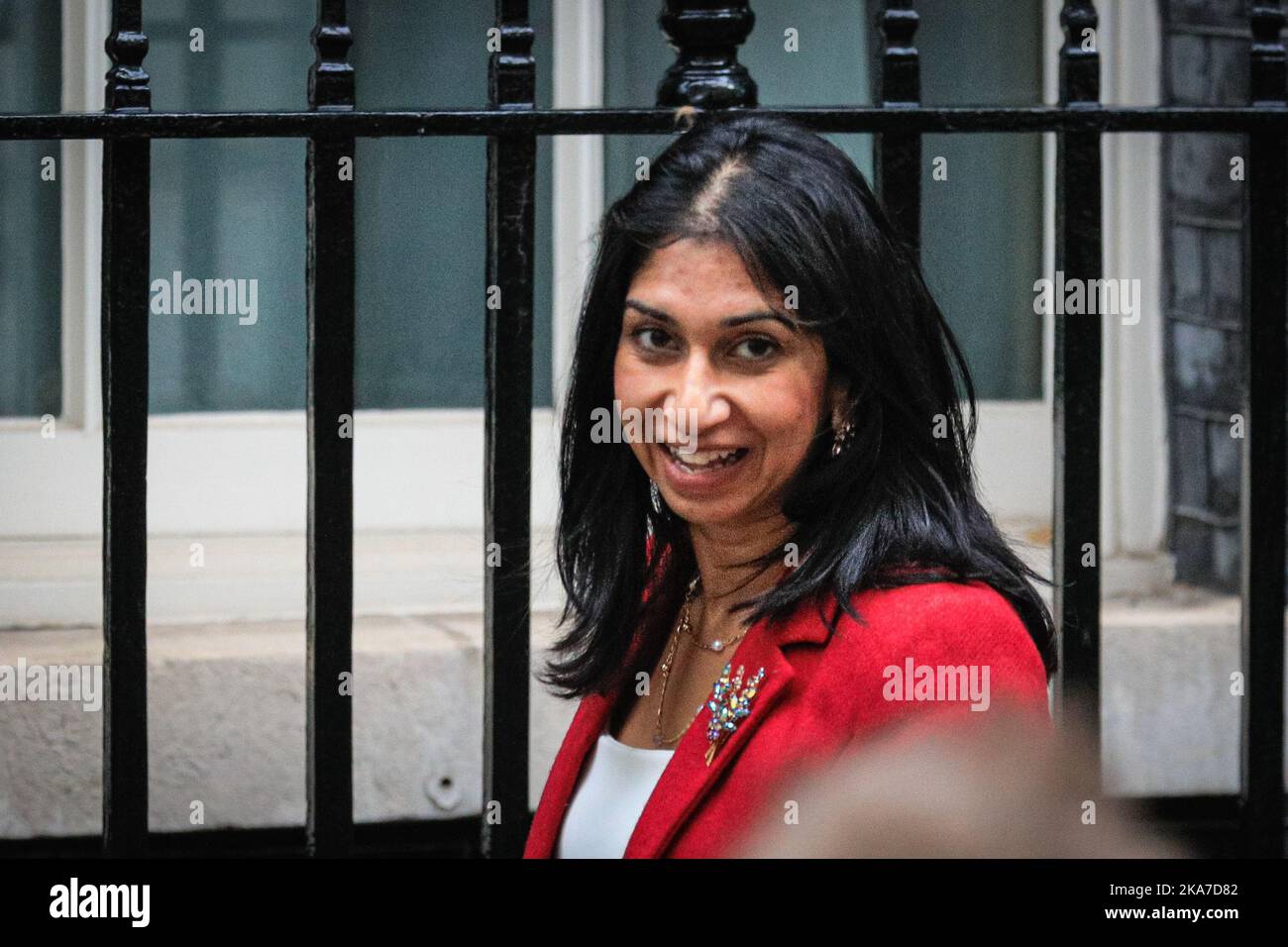 London, UK. 01st Nov, 2022. Suella Braverman QC MP, Secretary of State ...