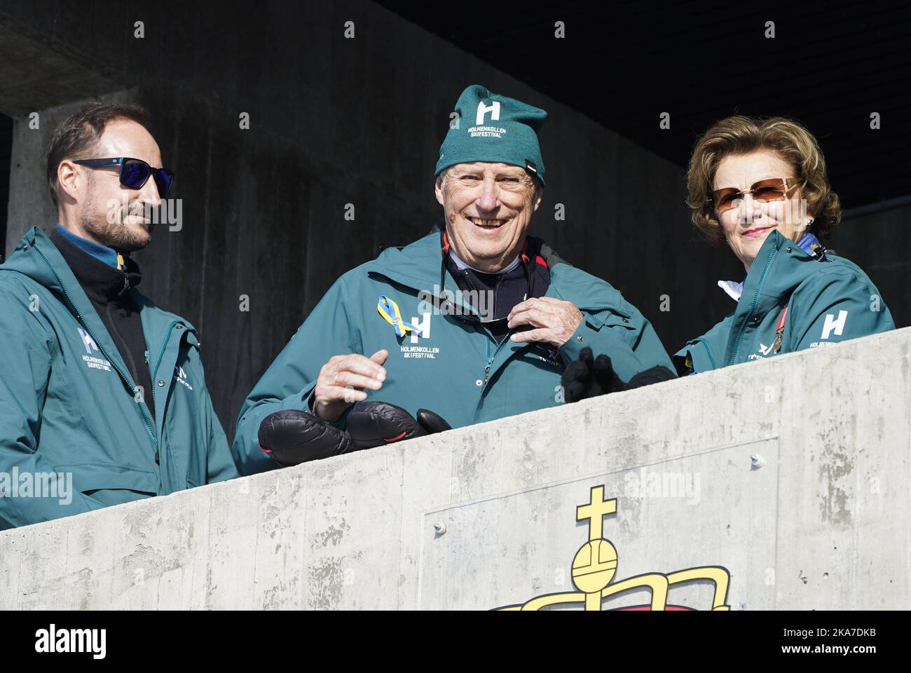 Oslo 20220306. King Harald, Queen Sonja and Crown Prince Haakon at the ...