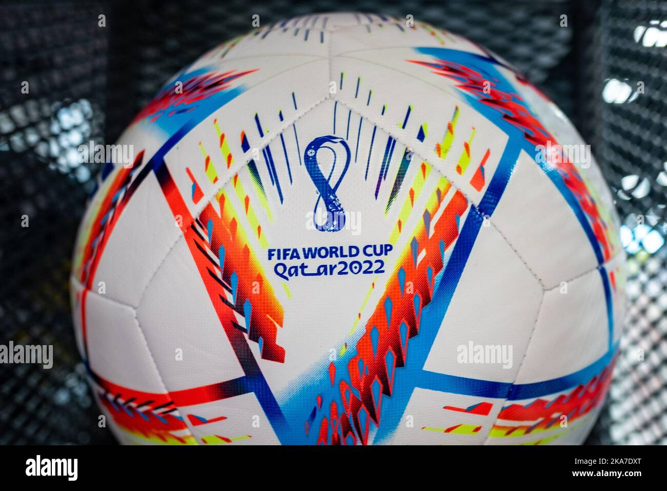 September 2, 2022, Doha, Qatar, The official ball of the FIFA World Cup ...