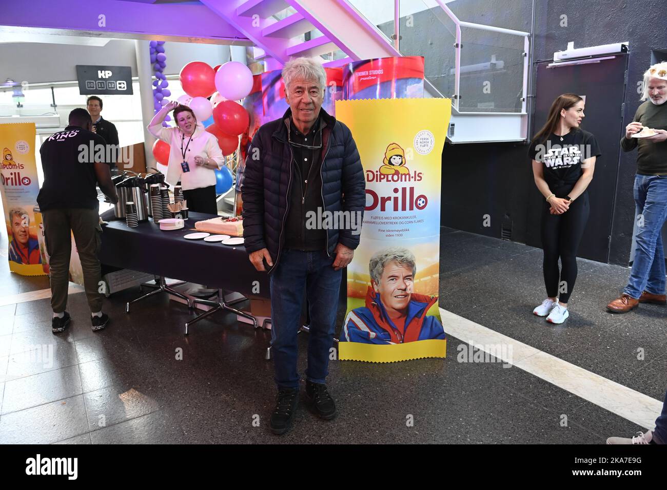 Bergen 20220419. Former fotball coach, Egil Drillo Olsen during the ...