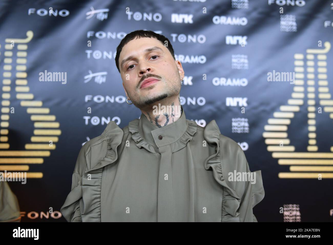 Oslo 20220422. "Unge Ferrari" before the awarding of the Spellemann ...