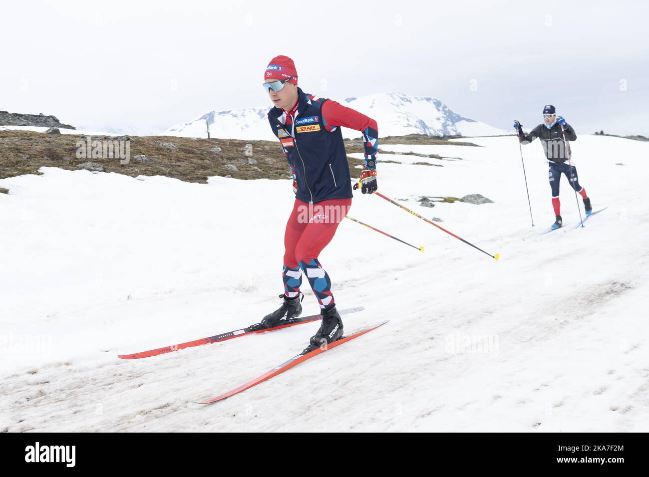 Sognefjellet 20220608. Simen Hegstad KrÃ¼ger during the national ski ...