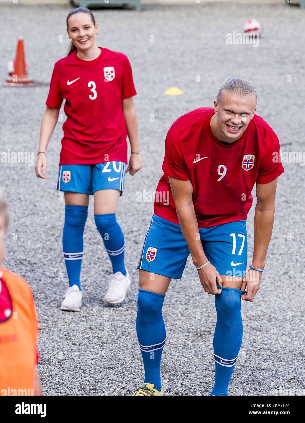 Asker 20220613. Princess Ingrid Alexandra and Erling Braut Haaland ...