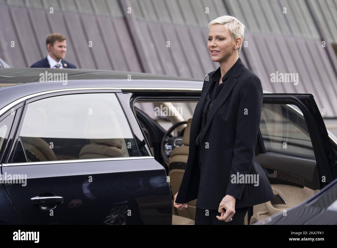 Oslo 20220622. Princess Charlene of Monaco during the opening of the ...