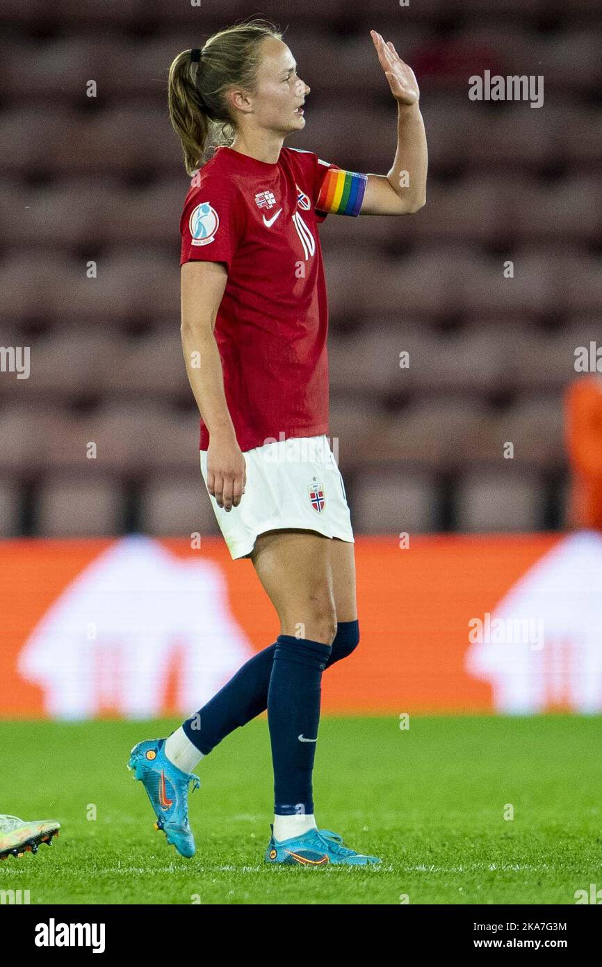 Southampton, United Kingdom 20220707. Caroline Graham Hansen after ...