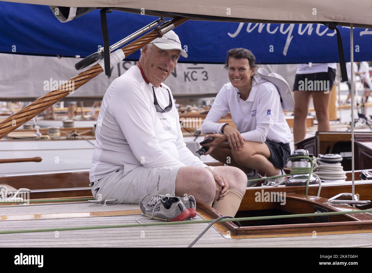 Geneva, Switzerland 20220729. King Harald during the World Cup in ...