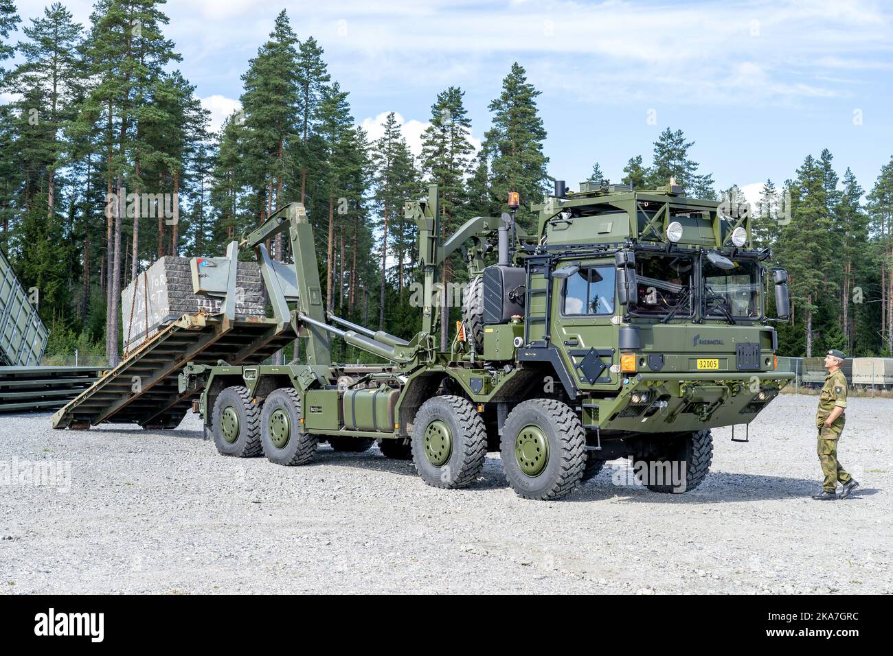 Gardermoen 20220823. Brigade Nord receives the first Rheinmetall MAN ...