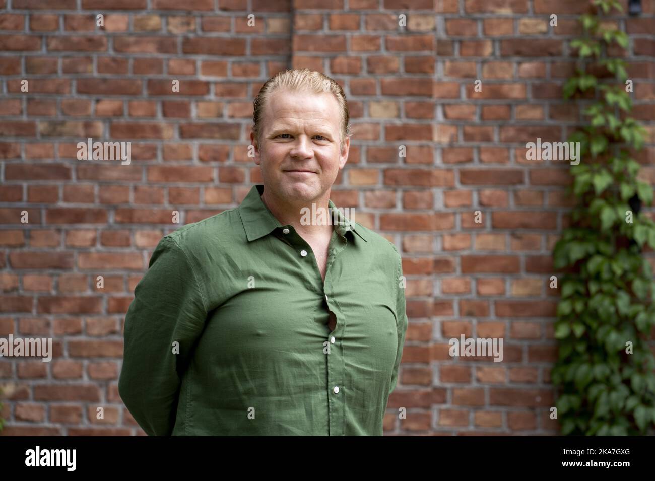 Oslo 20220826. Anders Baasmo at the premiere of the new Olsen gang film ...