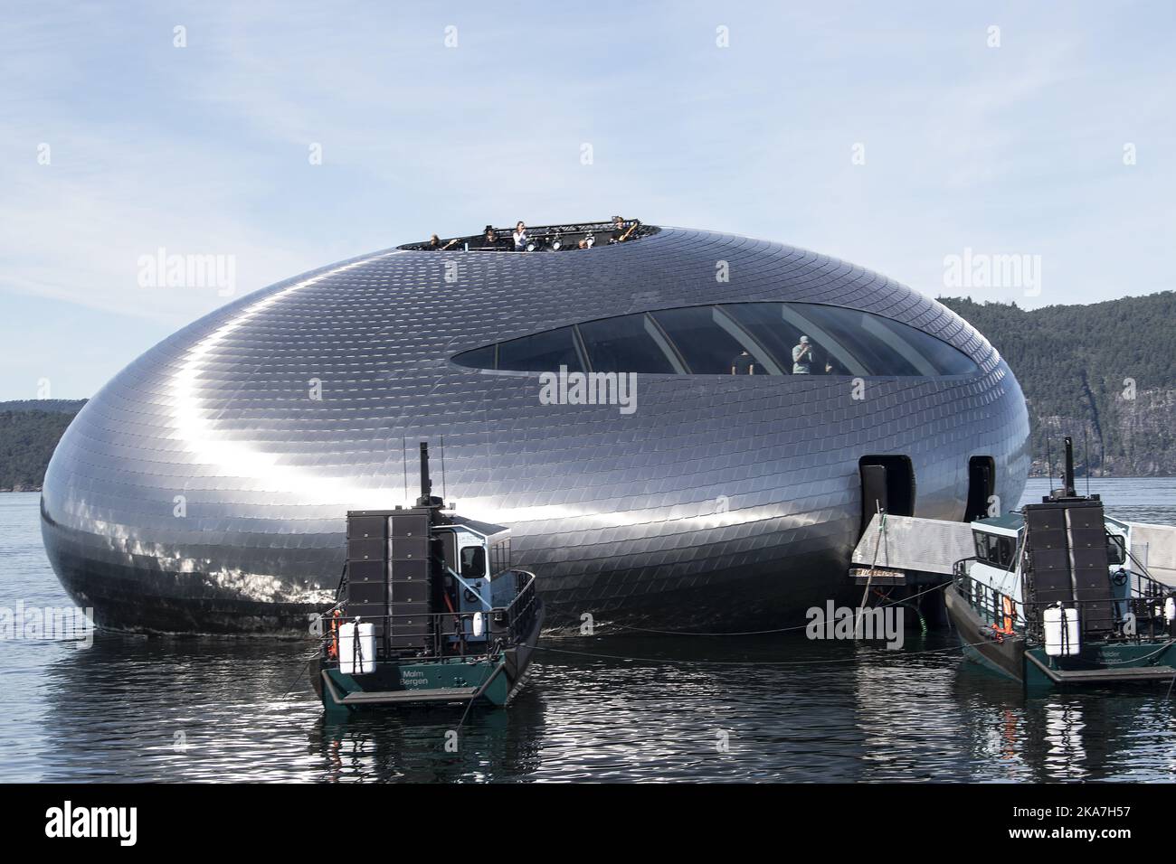 Rosendal in Hardanger 20220902. Unveiling of Salmon Eye in the ...
