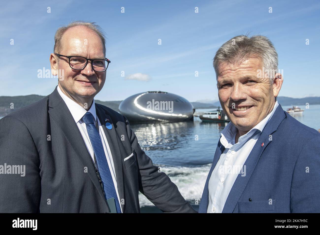 Rosendal in Hardanger 20220902. The ambassador to Estonia in Norway ...