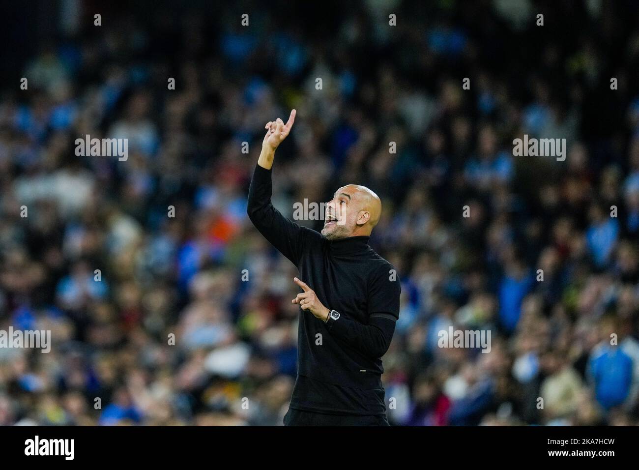 Manchester, United Kingdom 20220914. Manchester City coach Pep ...