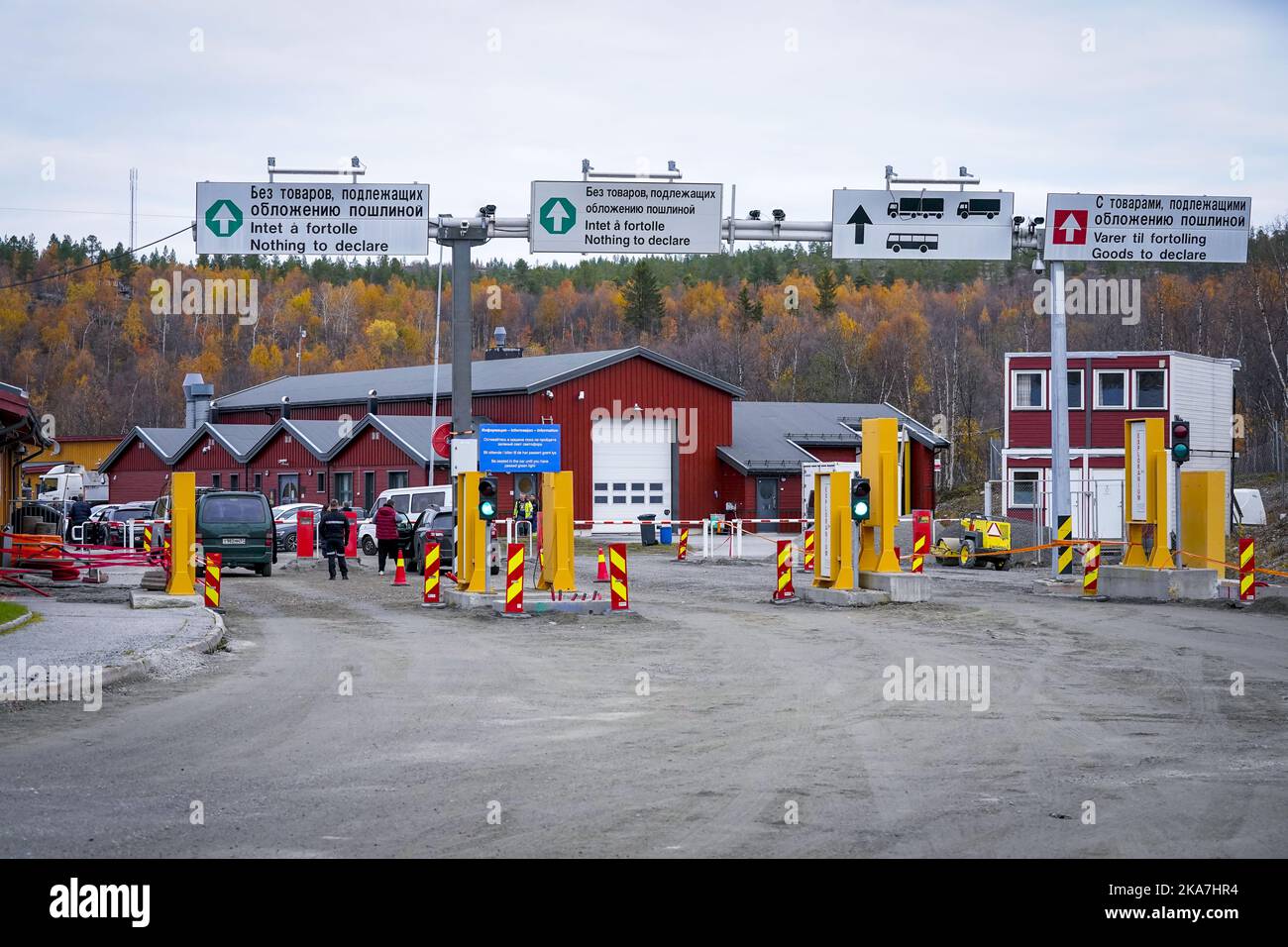 Norwegian russian border hi-res stock photography and images - Alamy