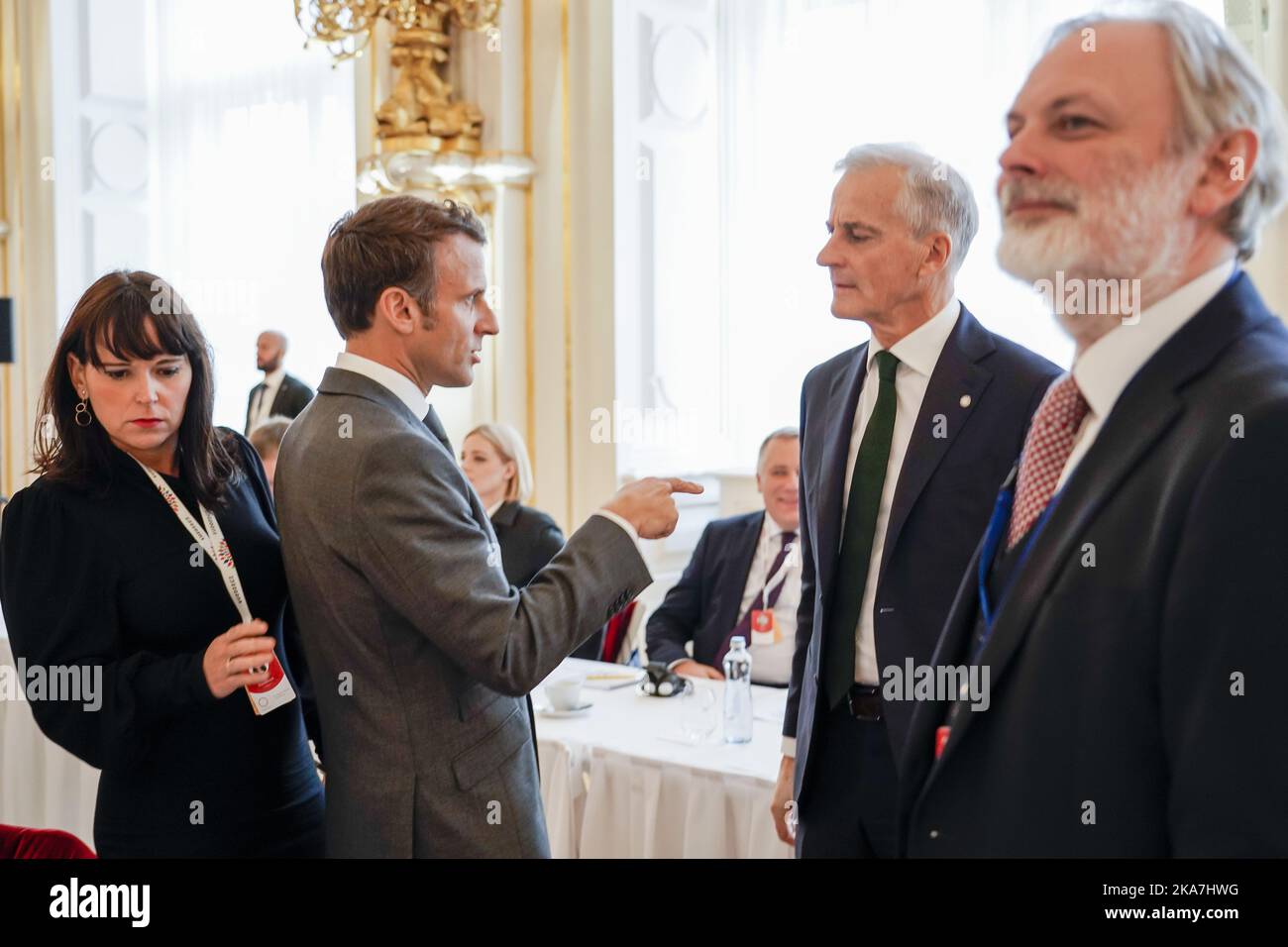 Prague, Czech Republic 20221006. Norway's Prime Minister Jonas Gahr ...
