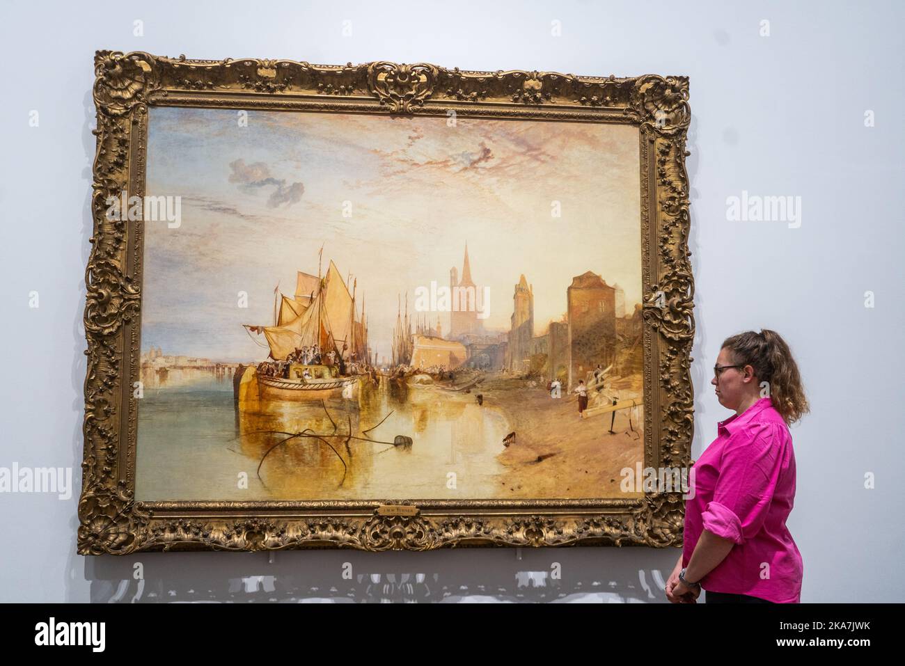 London UK. 1 November 2022. J.M.W. TURNER 'Cologne, the Arrival of a ...
