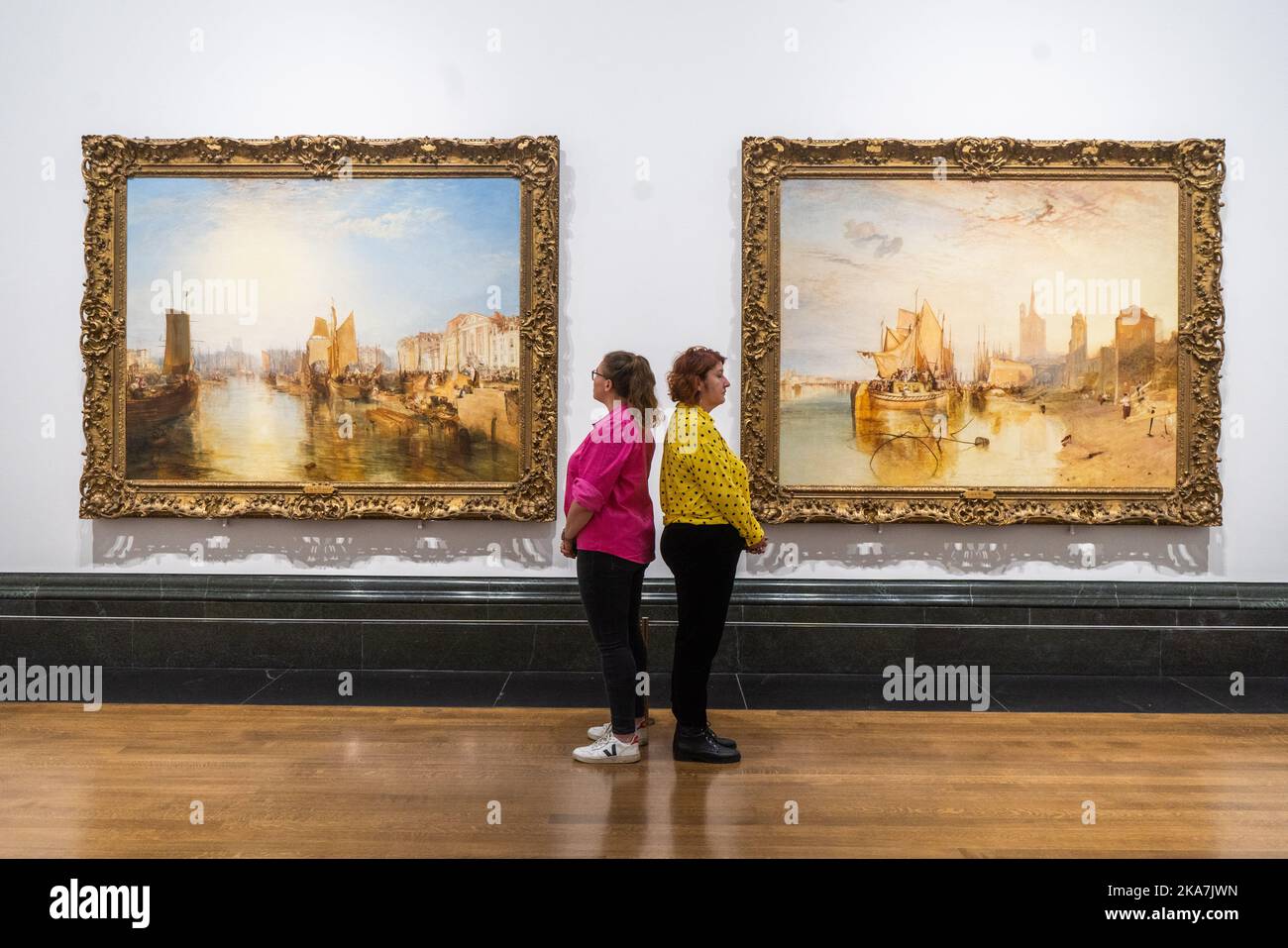 London UK. 1 November 2022. J.M.W. TURNER 'Harbour of Dieppe ...