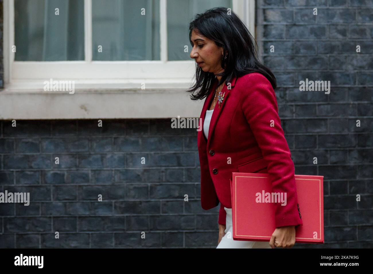 Downing Street, London, UK. 1st November 2022. Home Secretary, Suella ...