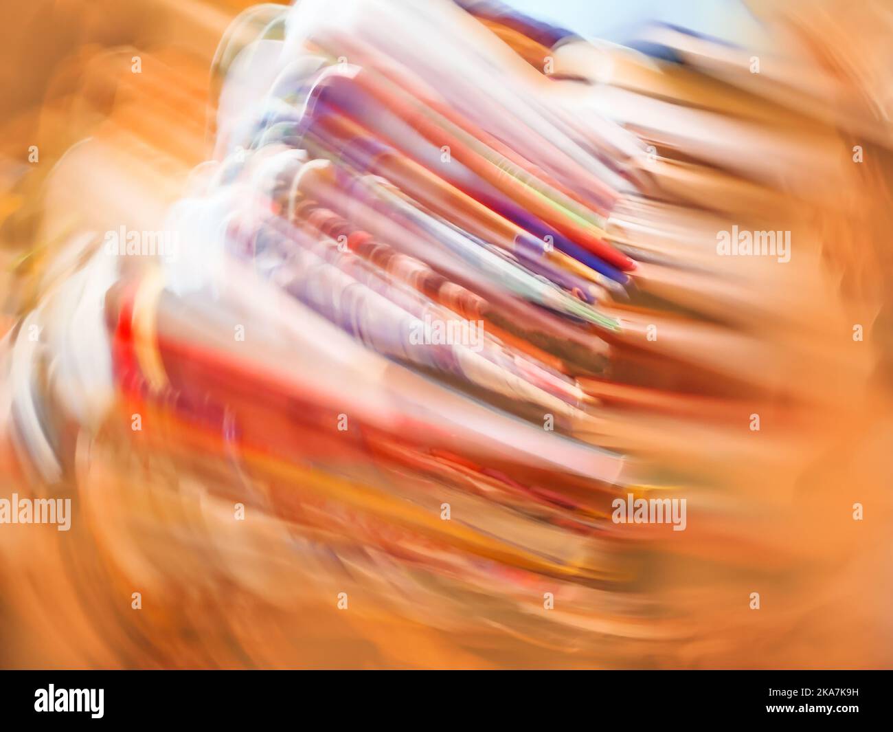 Blur abstract books in public library. Reading books in the library ...