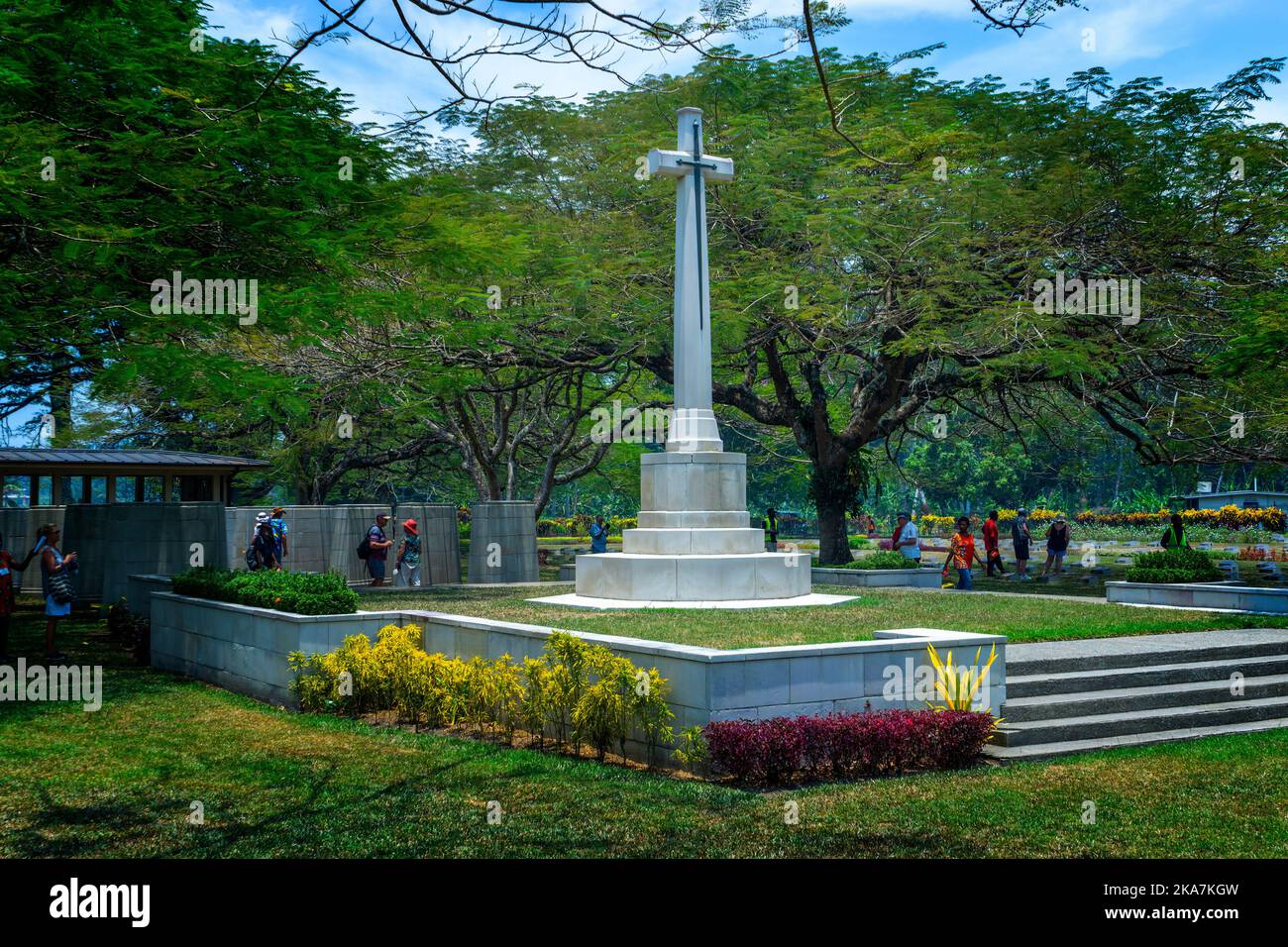 Rabaul Memorial, Rabaul War Cemetery, Kokopo, Papua New Guinea Stock ...